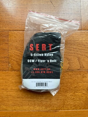 SERT 5 Stitch CCW Flyers 1.5" Tactical Belt Coyote Brown Medium ...