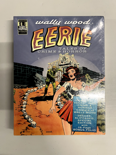 NEW SEALED Deluxe Hardcover Wally Wood Eerie Tales of Crime & Horror ...