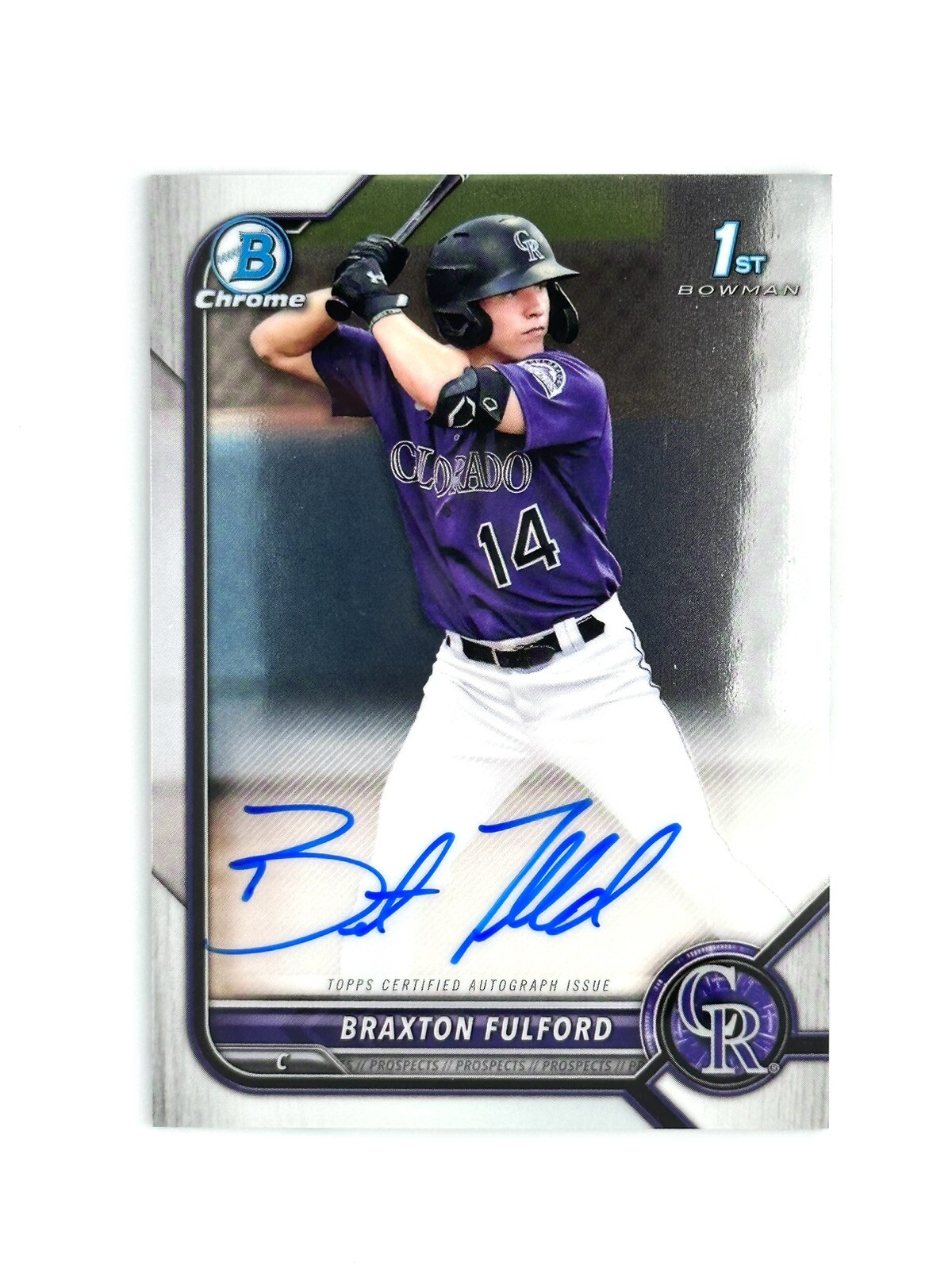 Braxton Fulford 2022 Bowman Chrome 1st Autograph Auto WHC210 | eBay