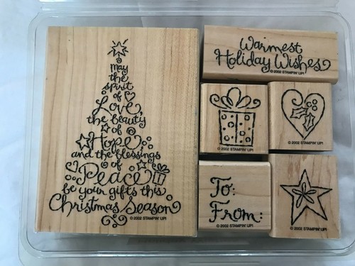 Stampin Up Wood Stamps Sets $8 each - You Choose your Set | eBay