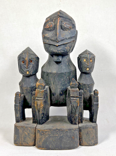 Antique Primitive African Wood Statue Voodoo 11" tall | eBay