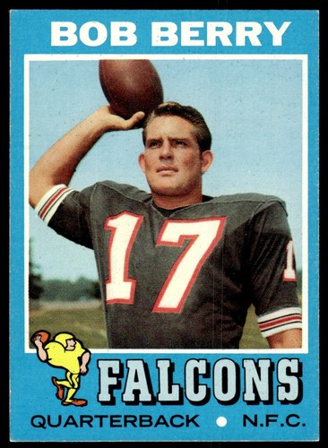 1971 TOPPS BOB BERRY ATLANTA FALCONS #195C | eBay