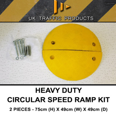 Circular Speed Ramp Hump Kit - HEAVY DUTY 75mm | eBay UK