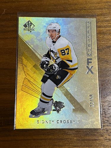 2017-18 SP Authentic Spectrum Gold FX 32/50 Sidney Crosby | eBay