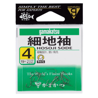 Gamakatsu Hosoji Sode Hook #4 Brown 19pcs | eBay