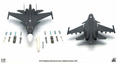1:72 Russian Air Force SU34 Su-34 Fullback Fighter Diecast Aircraft ...