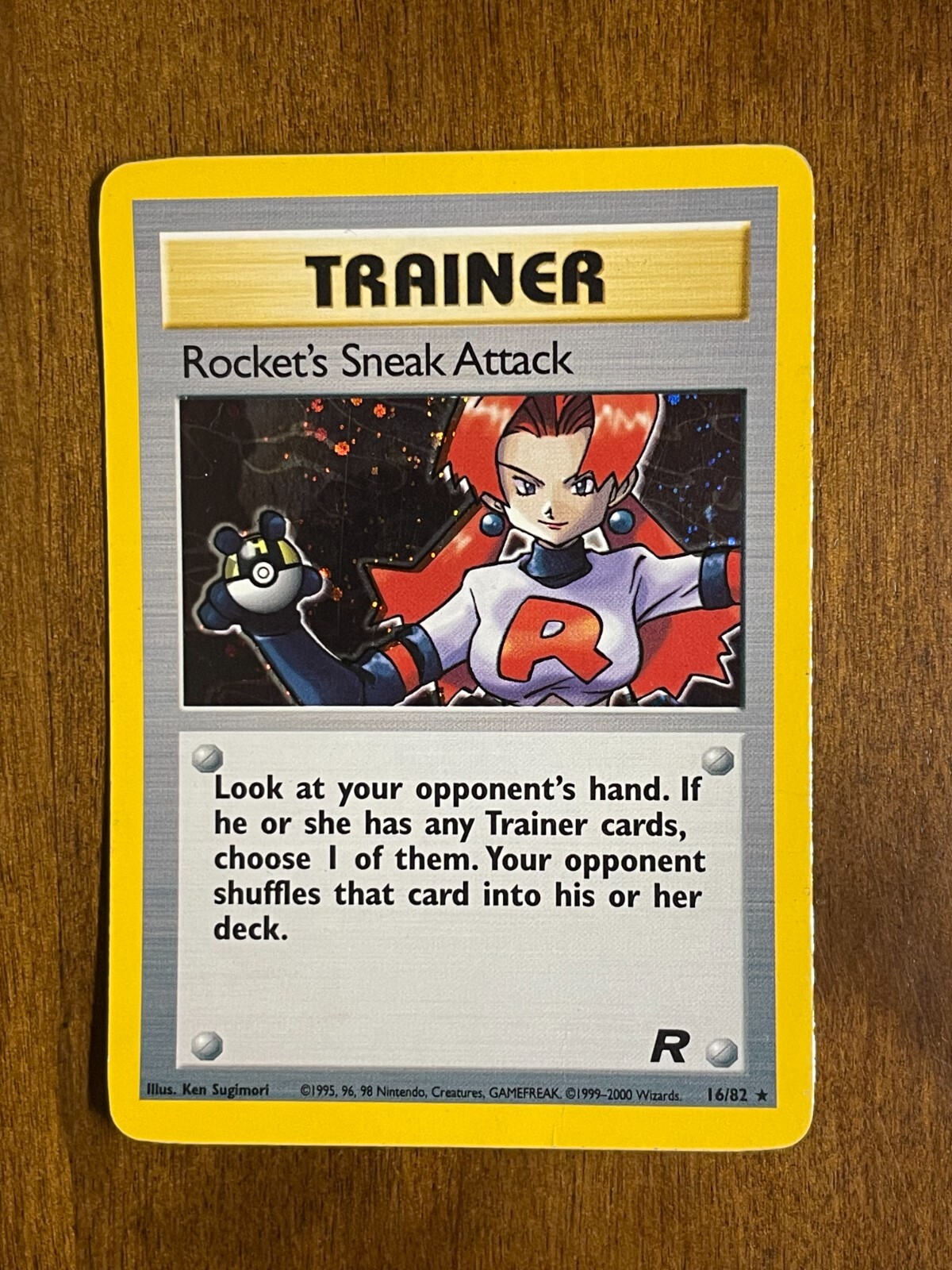 Rocket's Sneak Attack (16/82): Team Rocket - Pokemon Trainer Card | eBay