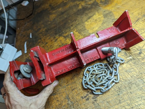 Jewel 104a pipe welding flange chain vise fits Ridgid 464 40235 Clamp ...