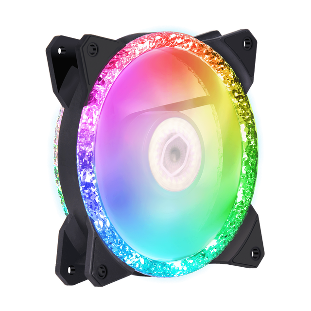 Cooler Master Masterfan Mf120 ARGB Prismatic 3 in 1 Crystal CPU Cooling ...