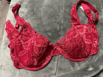 Victoria’s Secret 38D Sexy Lace Bra Red Unlined | eBay
