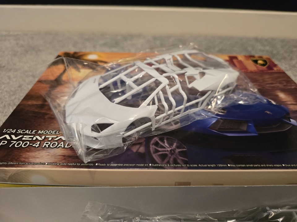 Model Car Assembly Kit Aoshima LAMBORGHINI AVENTADOR LP700-4 1:24 Scale ...