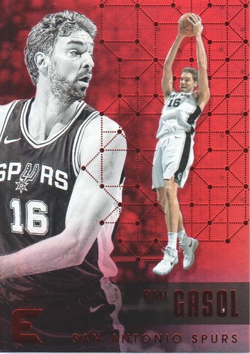 2017-18 Panini Essentials Basketball Red #147 Pau Gasol | eBay