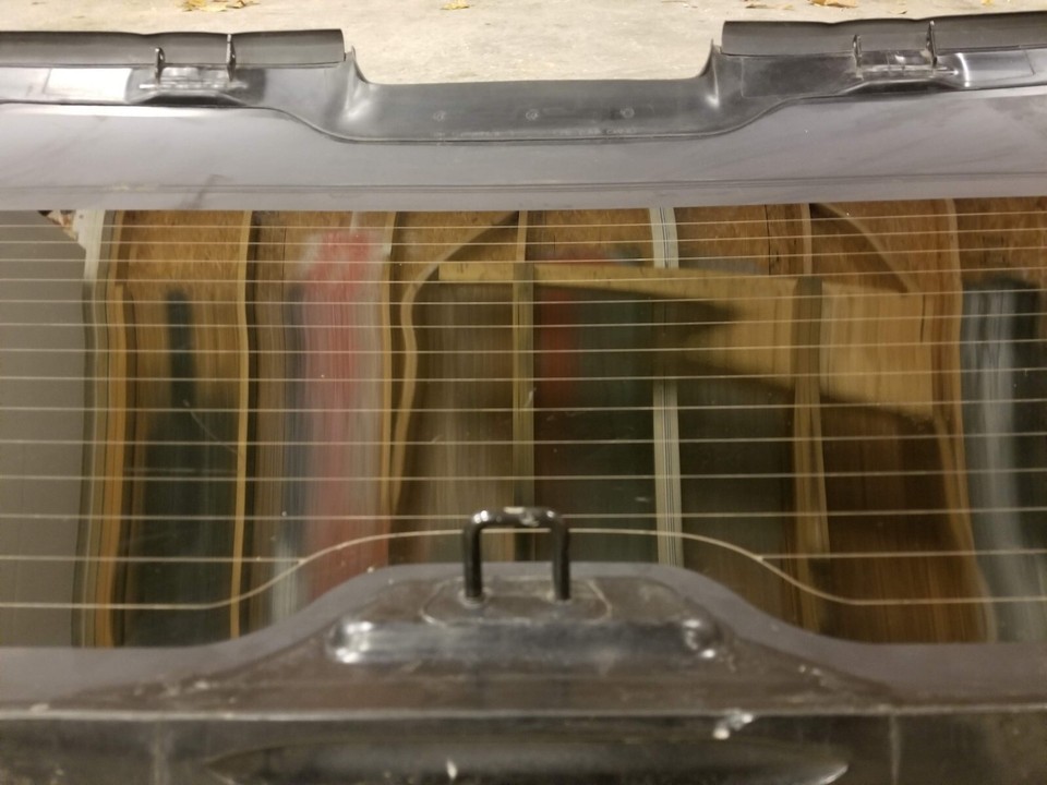 OEM 00-05 Chevy Tahoe Suburban Gmc Yukon Back Tailgate Window Glass ...