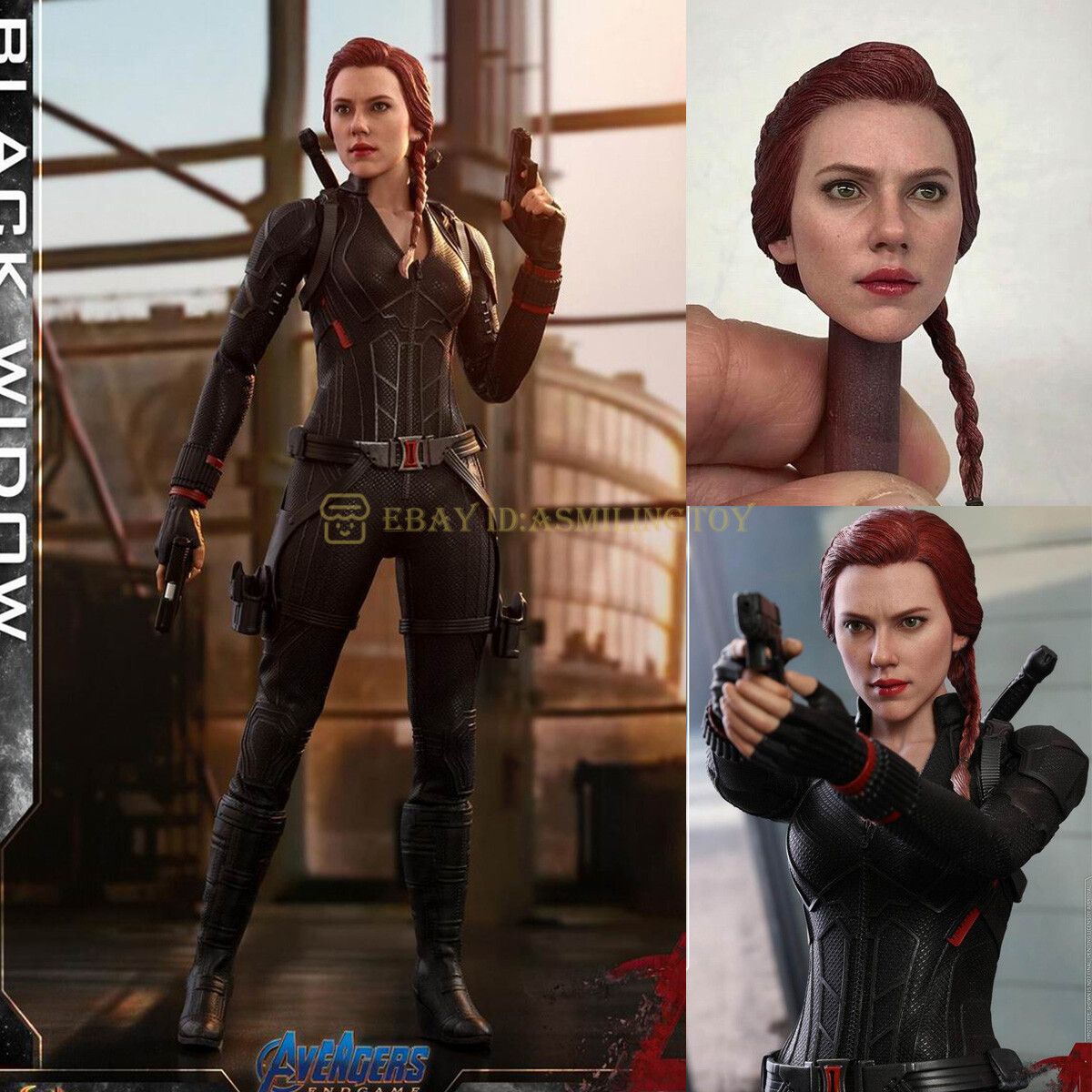 Hot Toys Avengers MMS533 Endgame 1 6 Black Widow 7.0 Scarlett Collectible Figure eBay