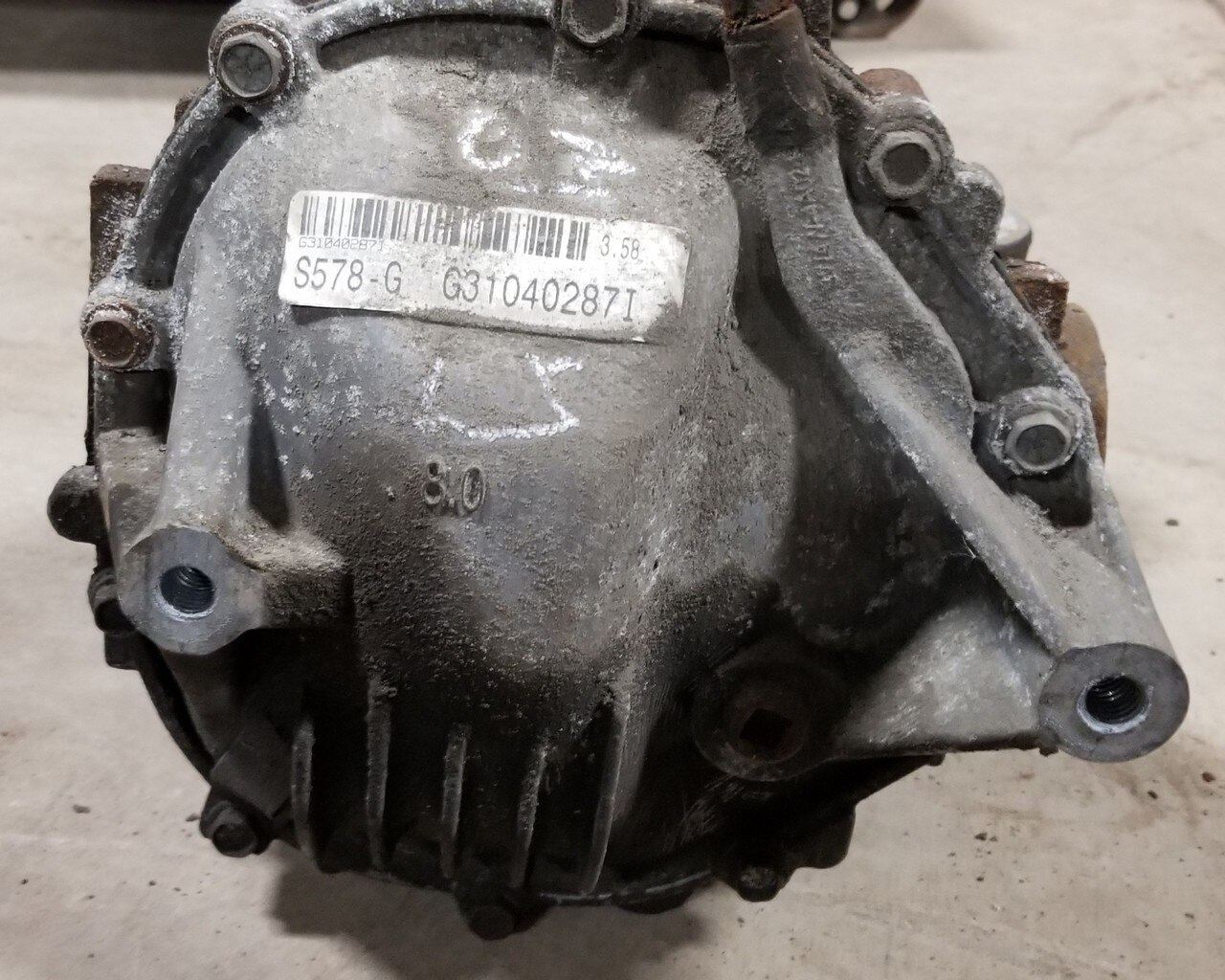 2003 2004 2005 2006 Lincoln LS REAR DIFFERENTIAL V8 3.9L 3.58 8.0 Inch ...