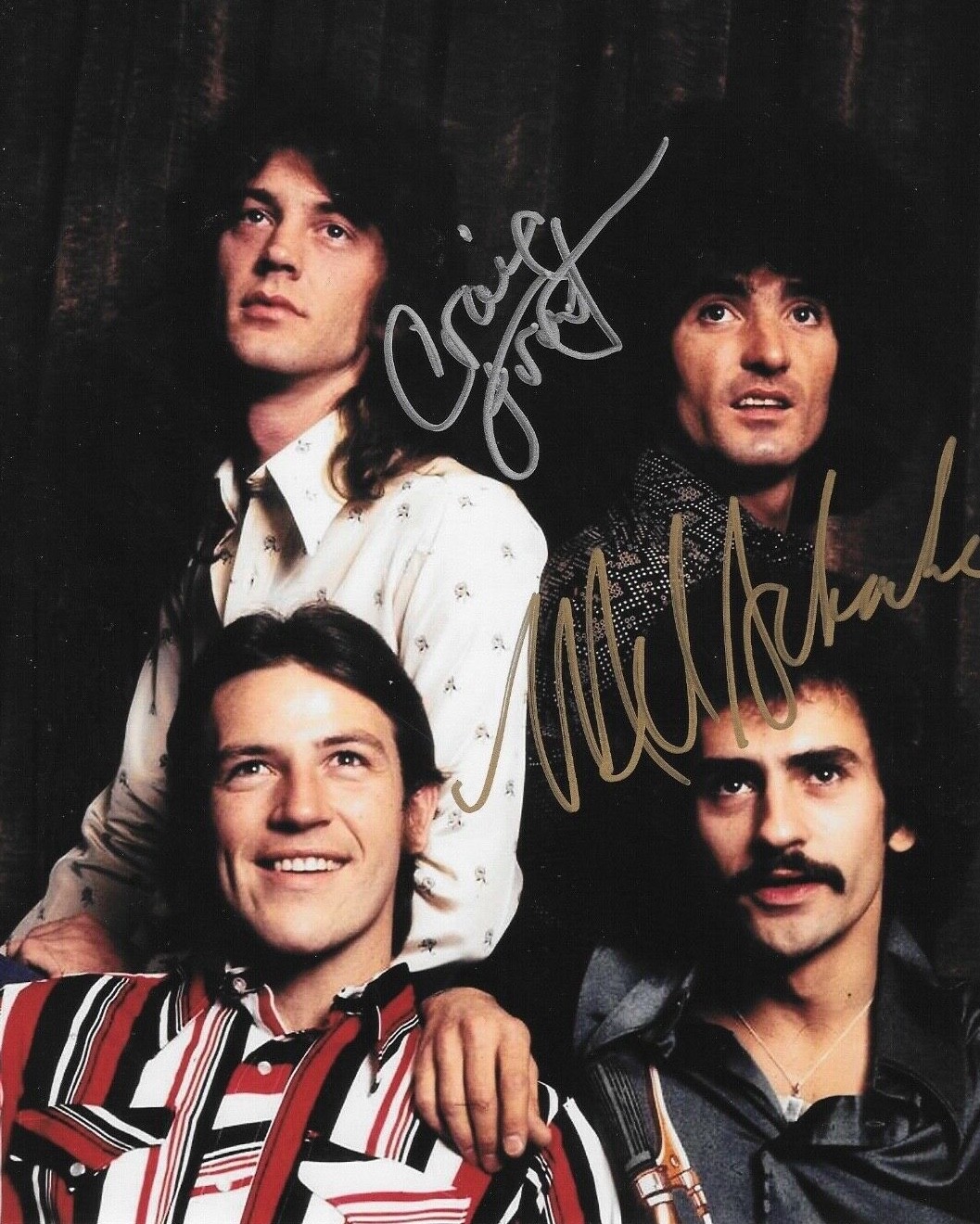 * MEL SCHACHER & CRAIG FROST * signed 8x10 photo * GRAND FUNK RAILROAD ...