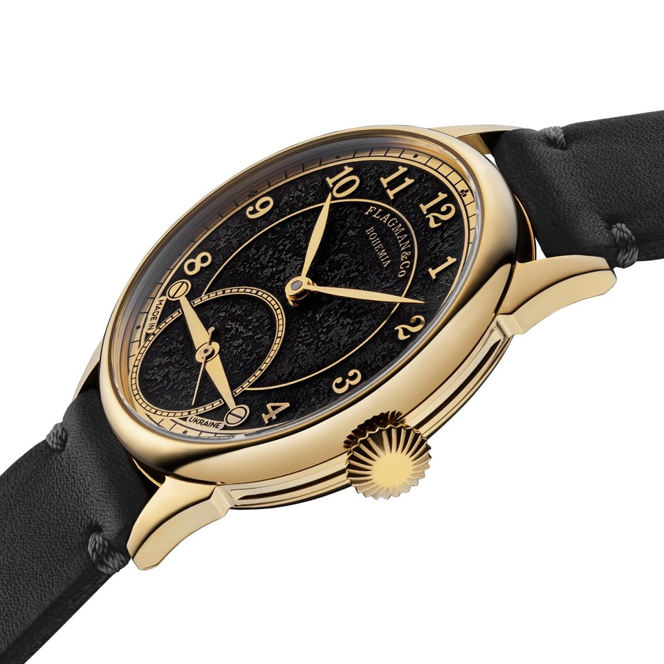 GOLD WATCH Handmade watch Mens watch Dress watch Flagman watch ...