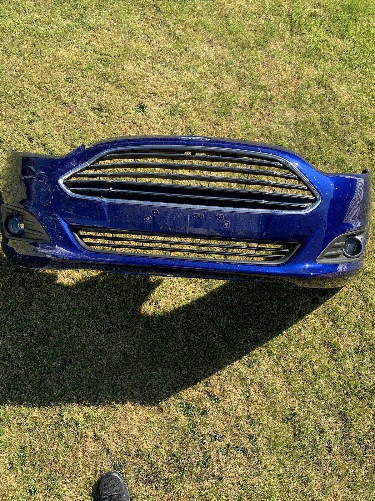 fiesta mk7 front bumper blue | eBay UK