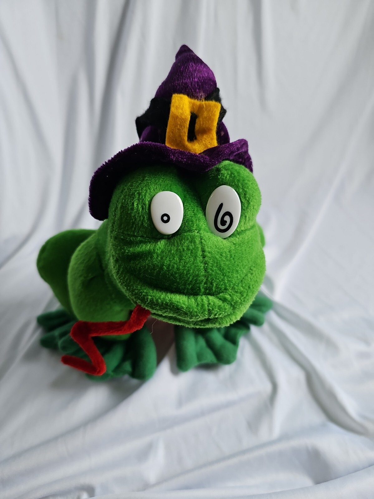 9”Top Shelf Toys LLC Witch Frog Plush craft eyes red tounge | eBay