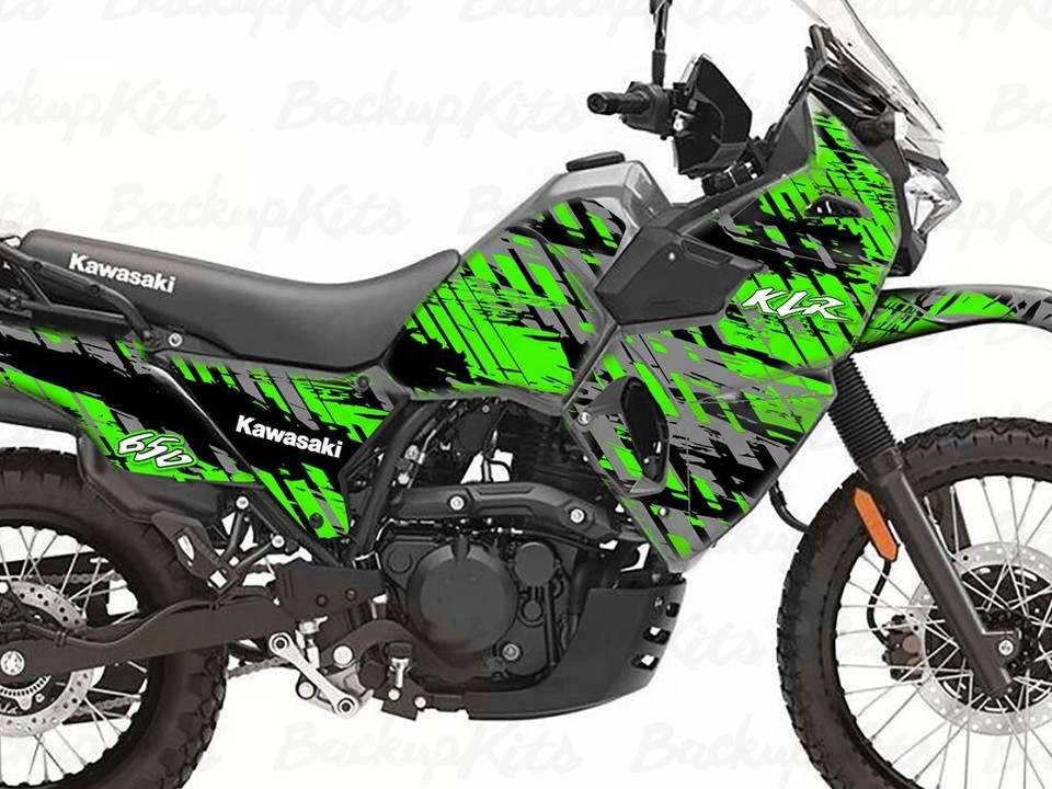 KAWASAKI KLR 650 2023 GRAPHICS KITS STICKER DECALS STREET RACE (2022 ...