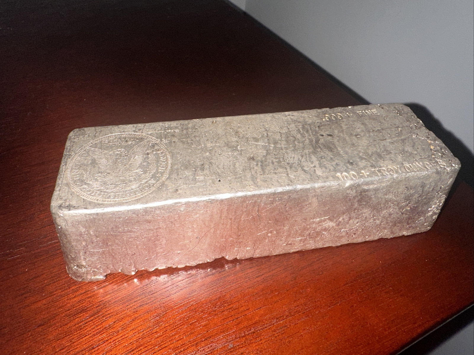 Vintage Silver Bar USSC 100oz United States Silver Corporation . Low ...