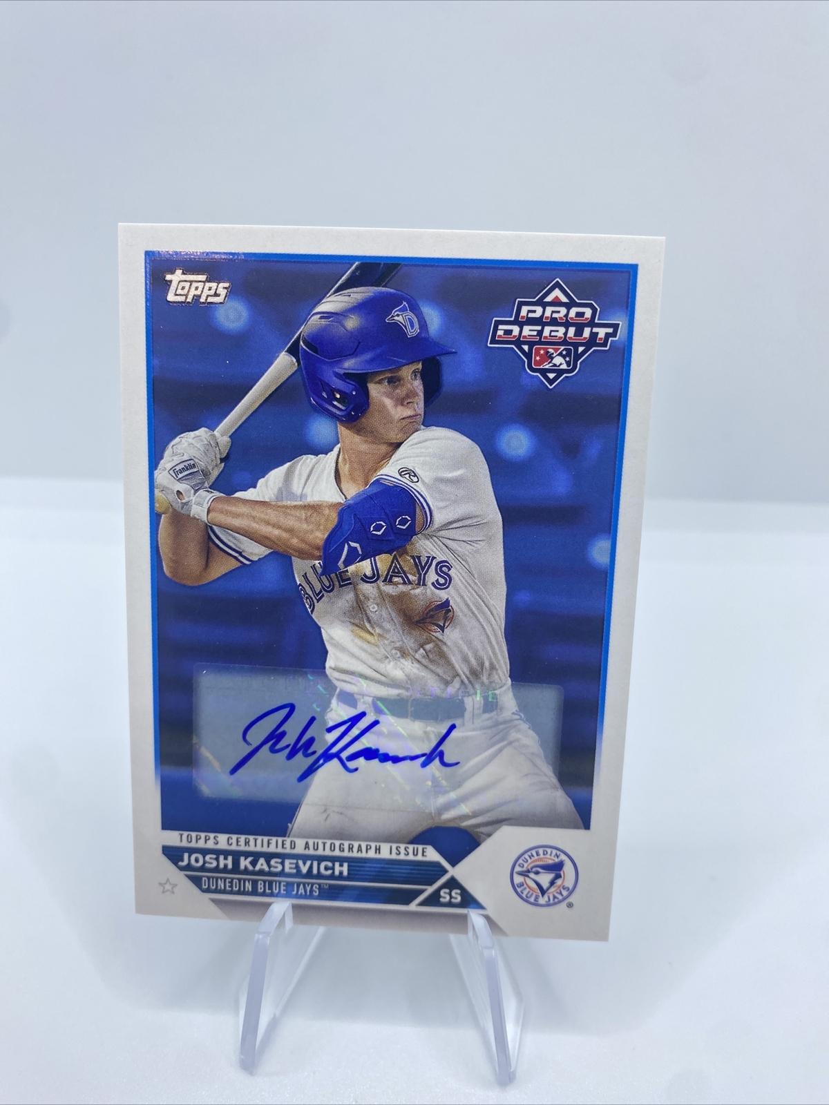 JOSH KASEVICH AUTO 2023 Topps Pro Debut Baseball PD-154 BLUE JAYS | eBay