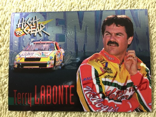 1995 Wheels High Gear TERRY LABONTE #5 Kelloggs Autograph #d/1500 ...
