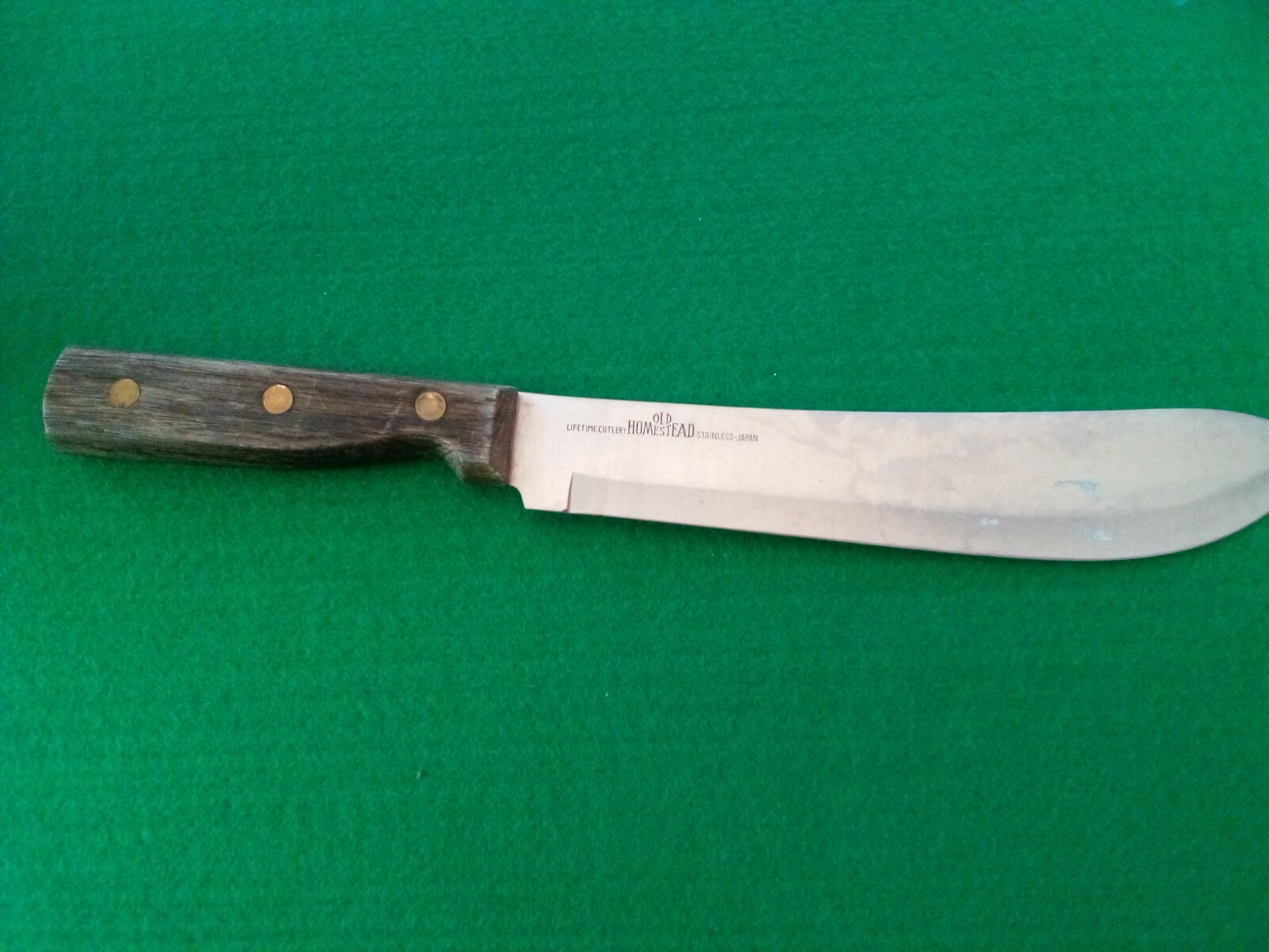 Vitntage Old Homestead Butcher Knife Stainless 8” Japan Lifetime ...
