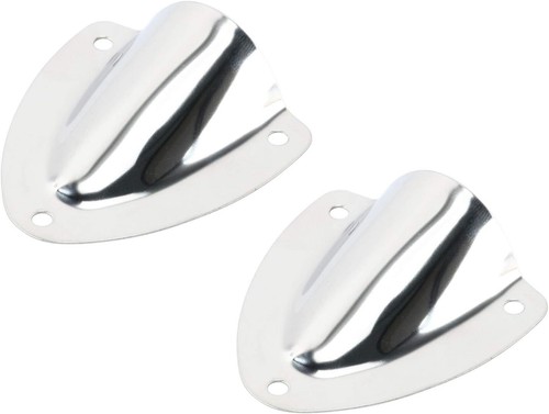 2Pc Wire Cable Vent Cover Stainless Clamshell Clam Shell Vent for Boat ...
