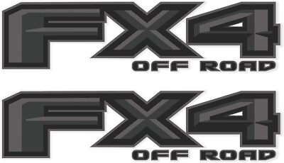 FX4 Off Road Decal Replacement Sticker F150 Bedside F Truck Super ...