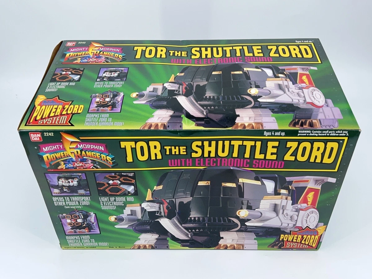 Tor The Shuttle Zord Complete Mighty Morphin Power Rangers, 55% OFF
