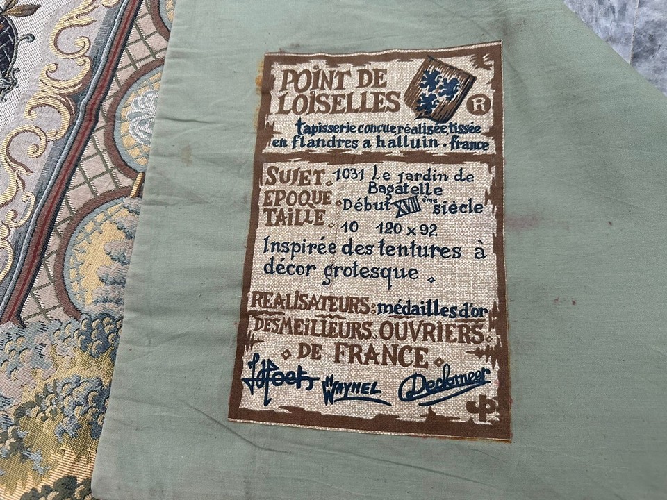 Vintage French Tapestry Wall Hanging Goblin Home Decor Tapestry 115 x ...