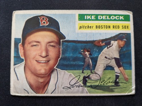 1956 Topps Baseball Card # 284 Ike Delock - Boston Red Sox (VG) | eBay