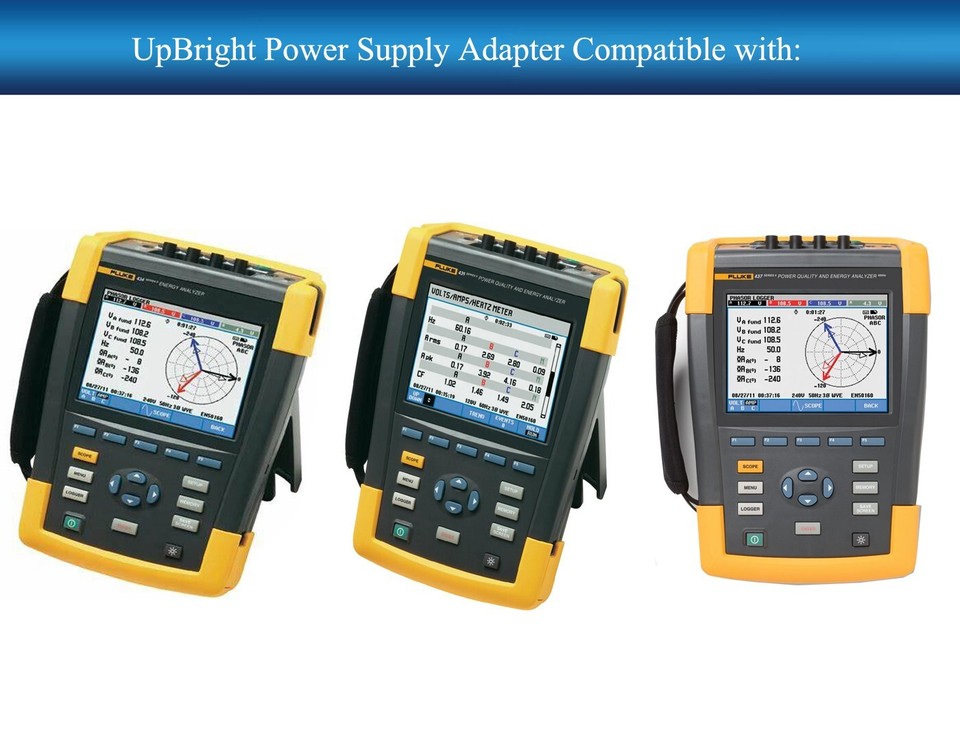 AC/DC Adapter For Fluke BC430/830 Universal Mains-Power BC430830 430 ...