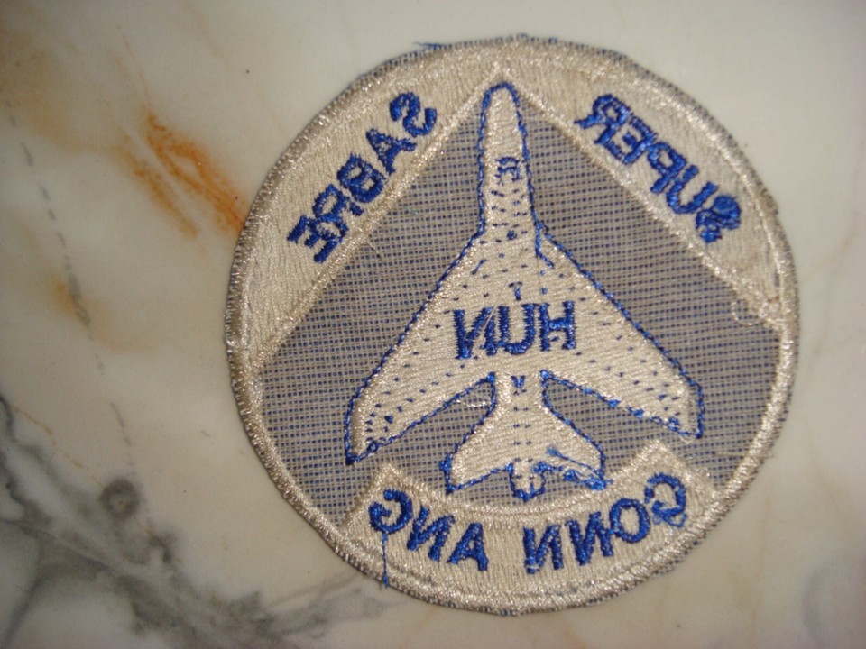 AIR NATIONAL GUARD F-100 SUPER SABRE HUN, VIETNAM WAR PATCH | eBay
