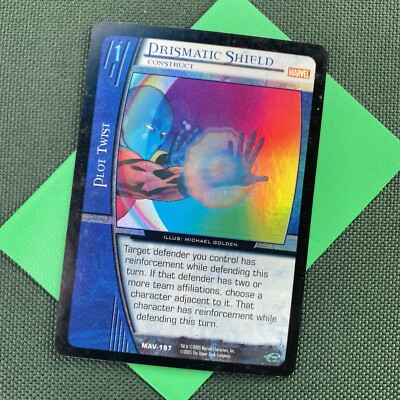 VS System: Prismatic Shield, Construct - Foil [Played] Marvel The Avengers TCG C | eBay