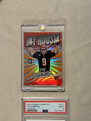 2020 Joe Burrow Bronze Rated Rookie PSA Card Lot , my House Orange ...