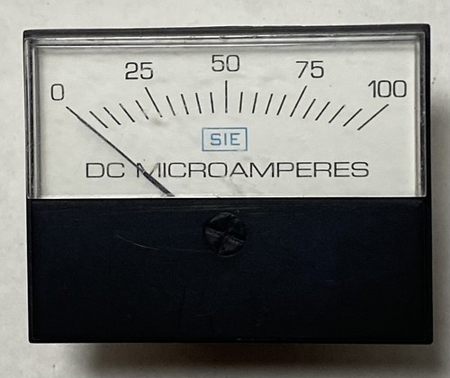 Modutec Analog DC Microamperes Panel Meter Range 0 - 100 SIE | eBay