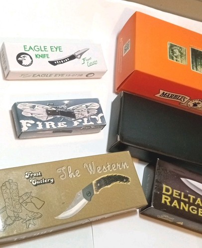 The Western Pocket Knife Lot Of 6 NOS Marbles, SOG, Etc #82c | eBay