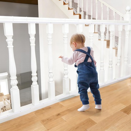 Banister Guard for Baby, 10ft x 3ft Child Safety Net, Balcony Netting ...