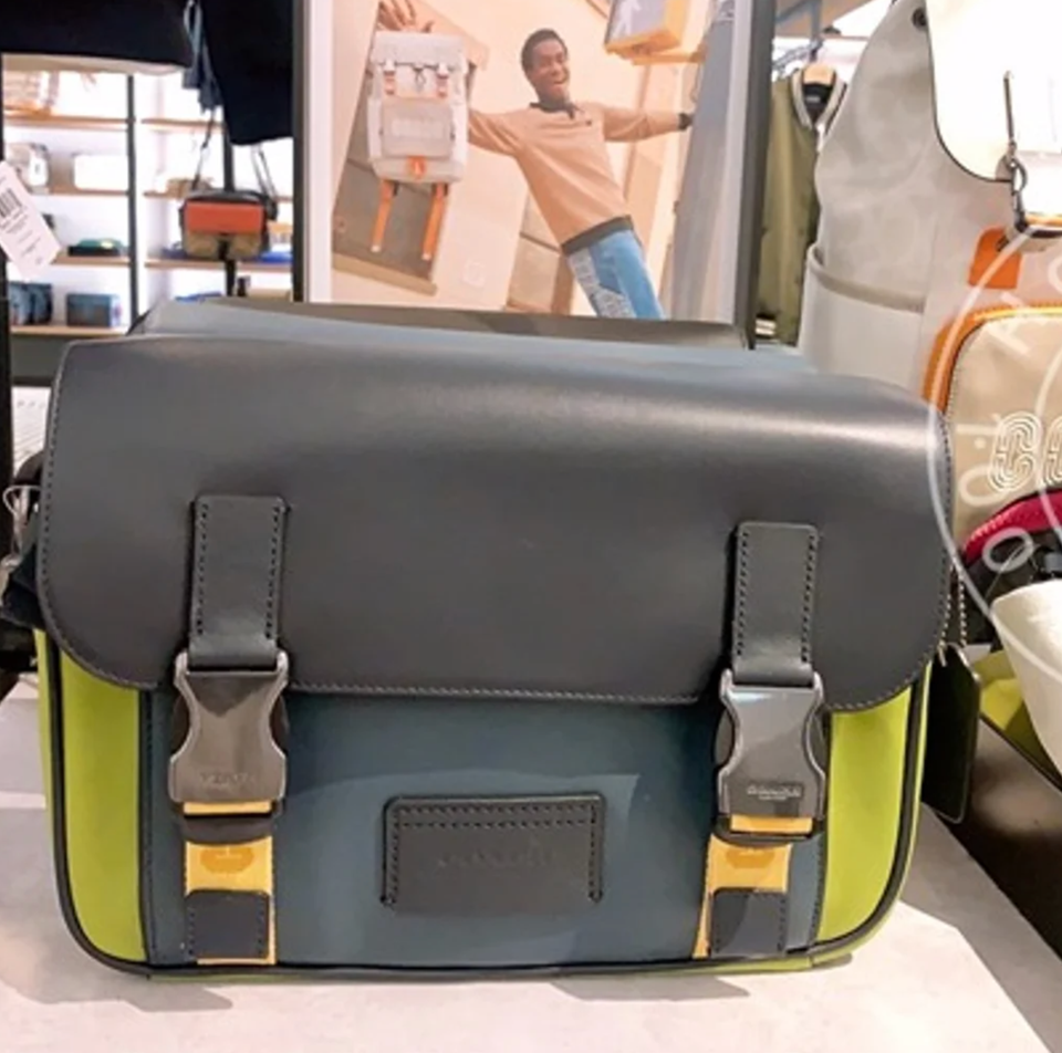 NWT Coach Track Crossbody In Colorblock Signature Canvas C6657 | eBay