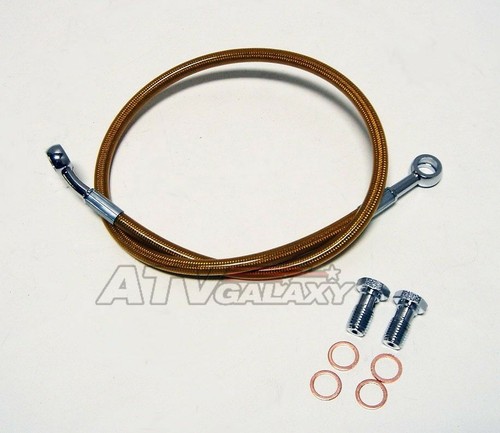 Streamline Rear Brake Lines Line Kit Yellow Polaris RZR 800 All Years ...