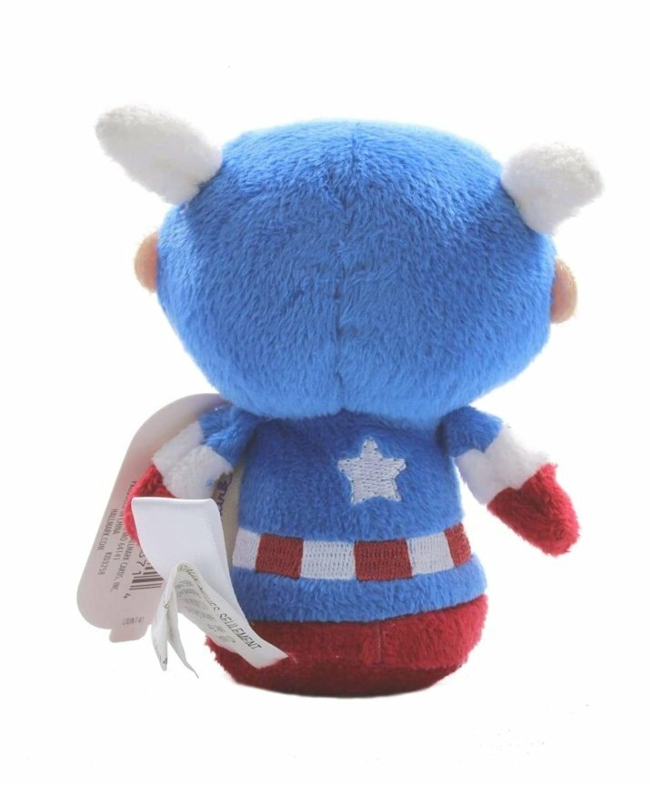 NWT Hallmark Itty Bitty Plush Stuffed Captain America, Bride, Batman ...