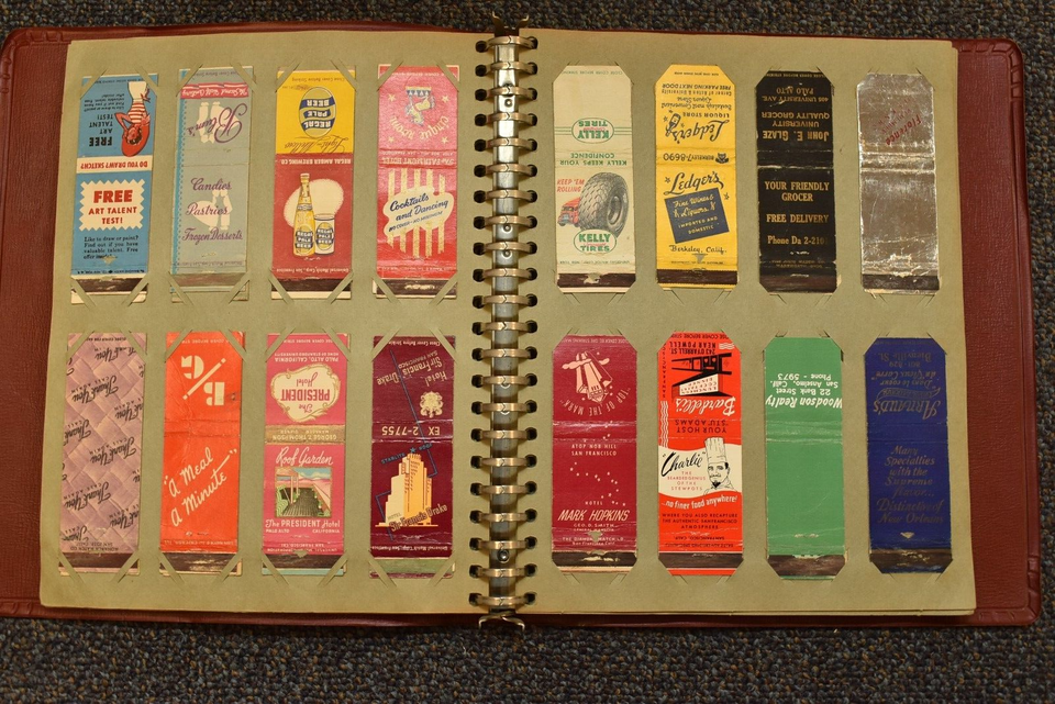 Matchbook - VINTAGE MATCHBOOK COVER COLLECTION, 120+, 1940's/50's ...