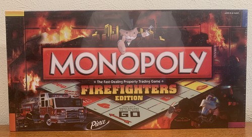 Monopoly Firefighters 2009 First Edition - BRAND NEW UNOPENED Hard To ...
