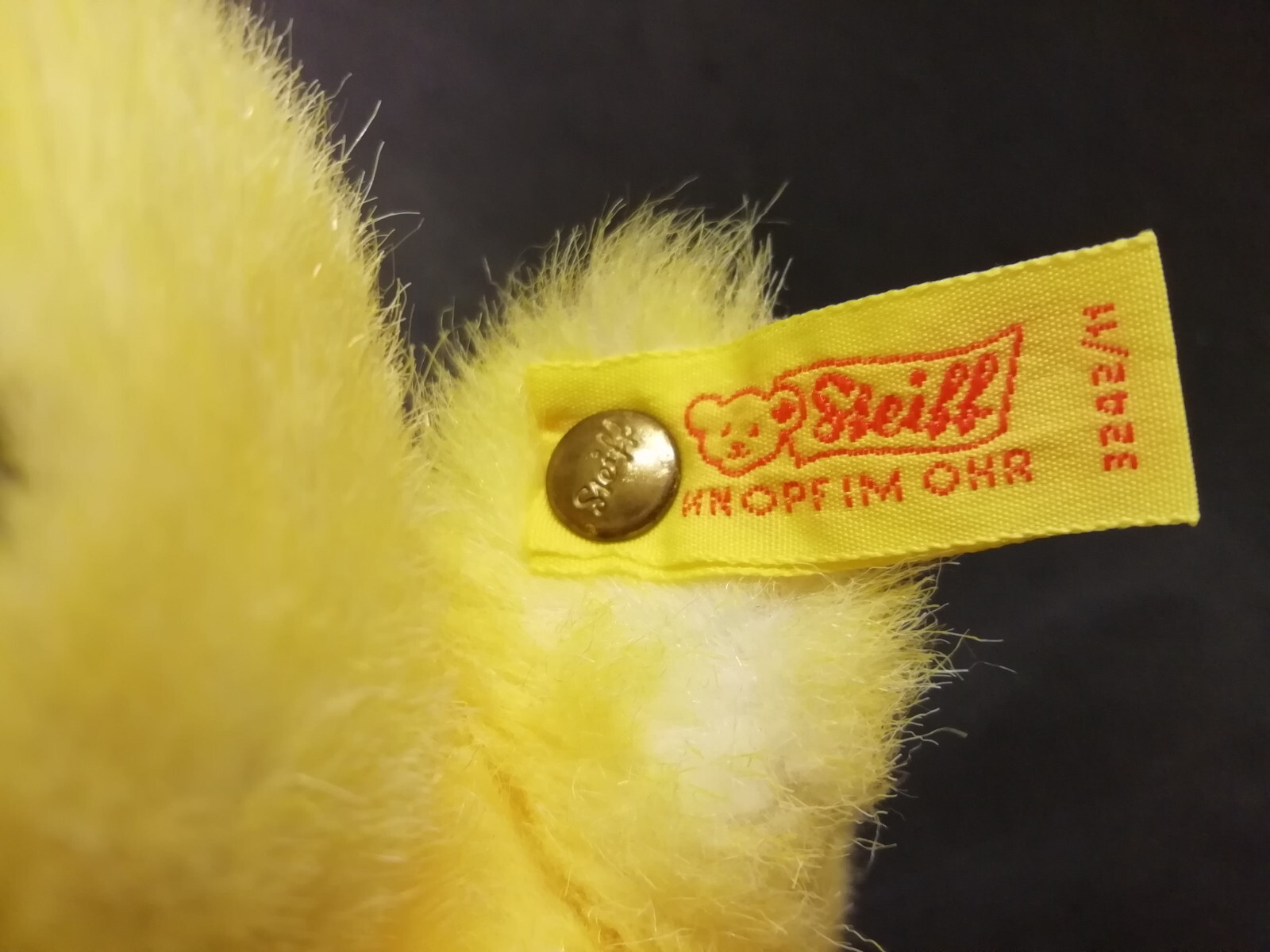 Steiff Ente Piccy Knopf+Fahne Kuscheltier Sammlung Tiere ca. 13cm 3242/ ...