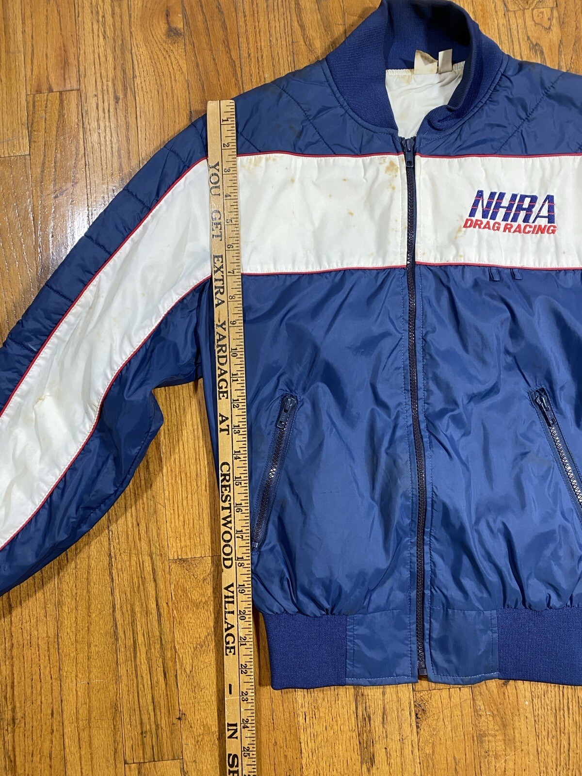 Vintage National Drag Car Racing Bomber Jacket NHRA S… - Gem