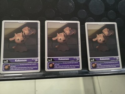 Kokomon *3 Carte Digimon Anglais Bt7-006 | eBay