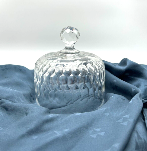 Vintage, Crystal Glass Cheese Dome 4.5" Diameter | eBay