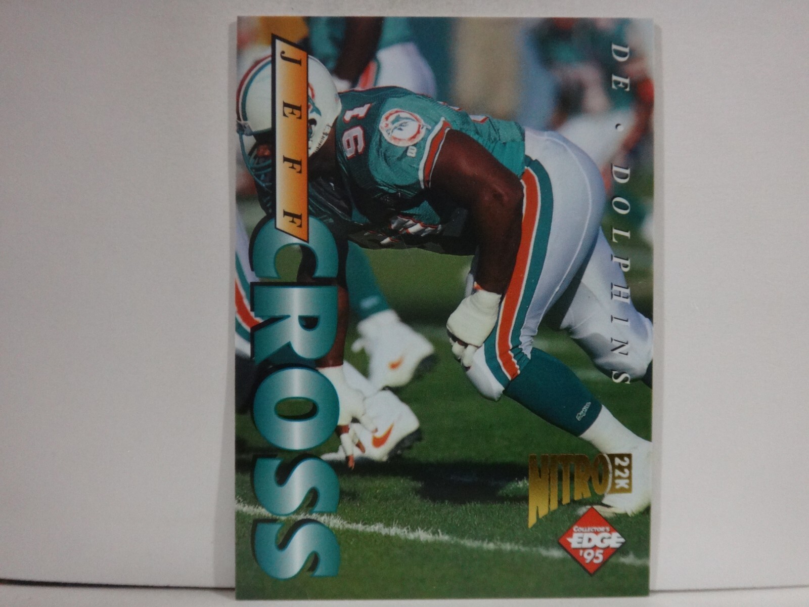 1995 Collector's Edge Nitro 22K Jeff Cross #114 | eBay